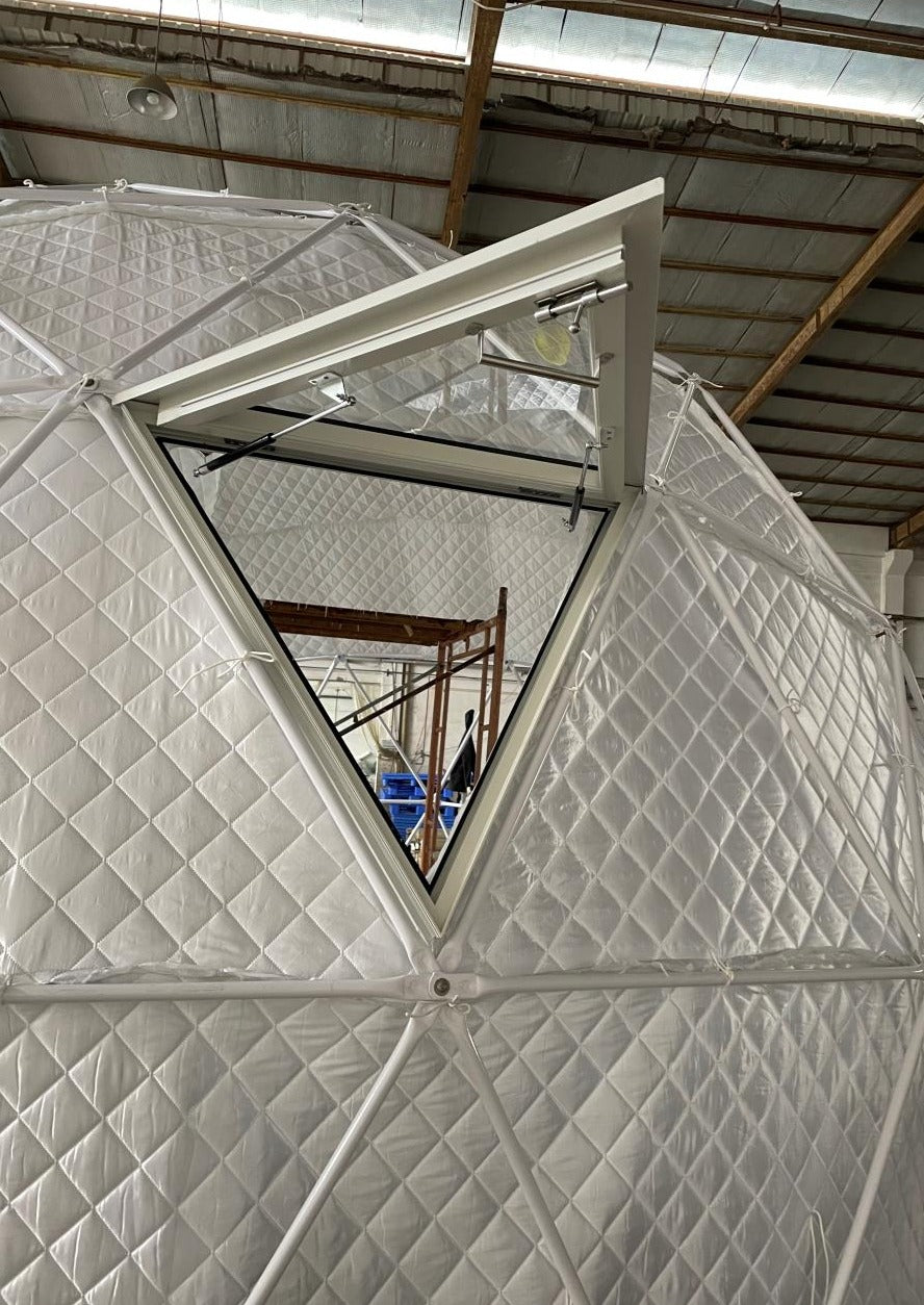 Fixed Triangle Windows | Glass Window Triangular | Glamping Dome Store